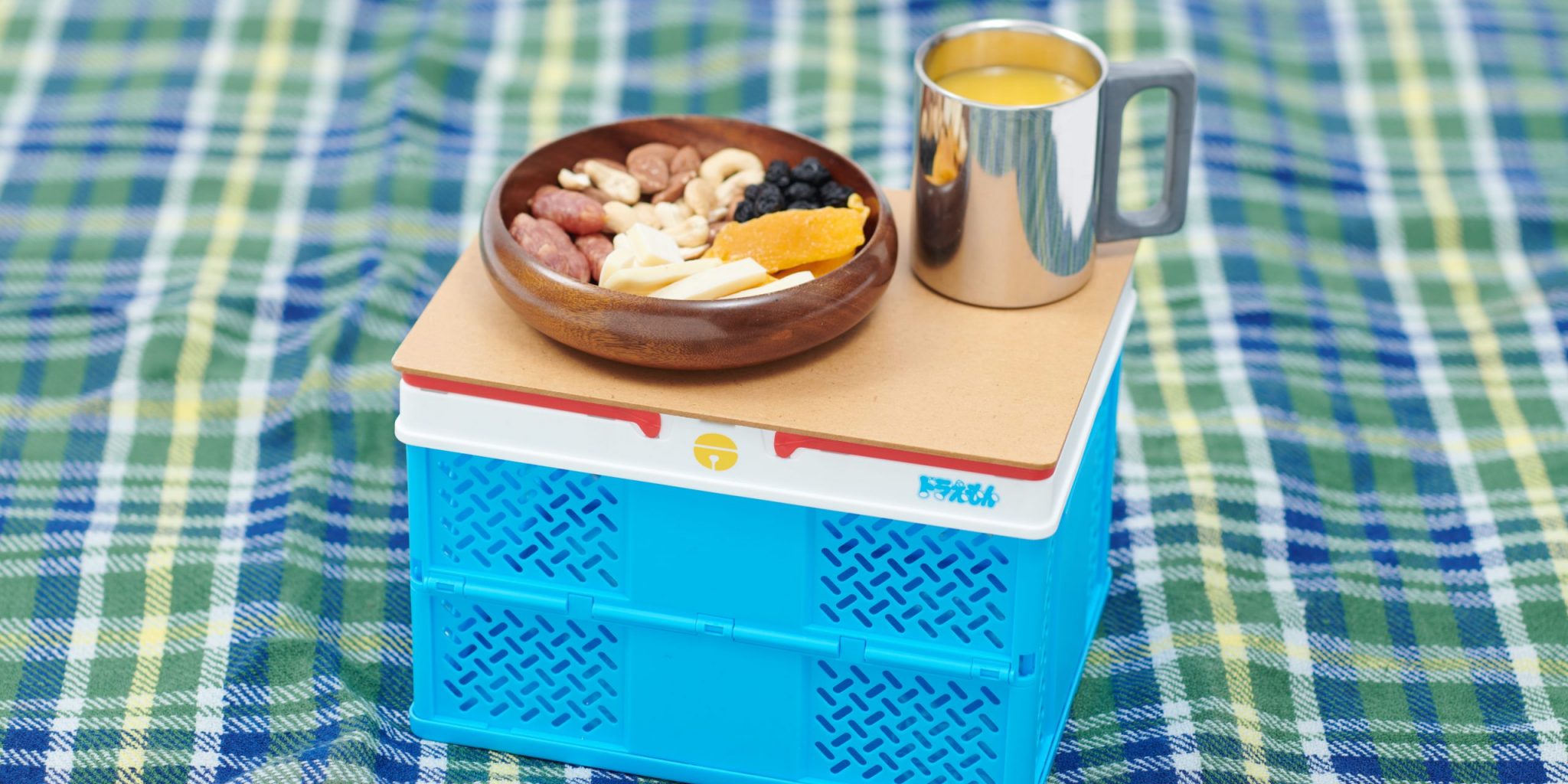 テッテレー！BE-PAL5月号付録「ドラえもん”折りたたみ”コンテナ」専用の天板とバッグ、作っちゃいました | 収納ボックス 【BE-PAL】キャンプ、アウトドア、自然派生活の情報源ビーパル