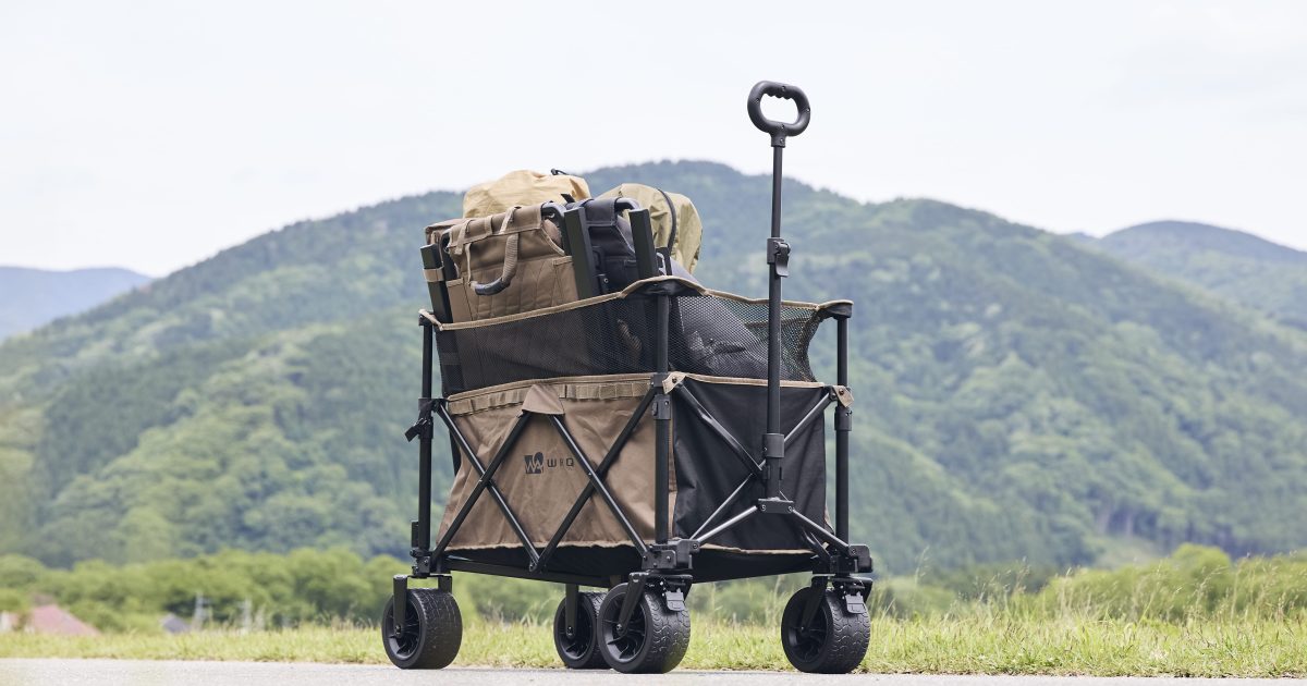 累計12万台超のWAQアウトドアワゴンがモデルチェンジ！積載量も安定性もアップデート | ワゴン・カート 【BE-PAL】キャンプ、アウトドア、自然派生活の情報源ビーパル